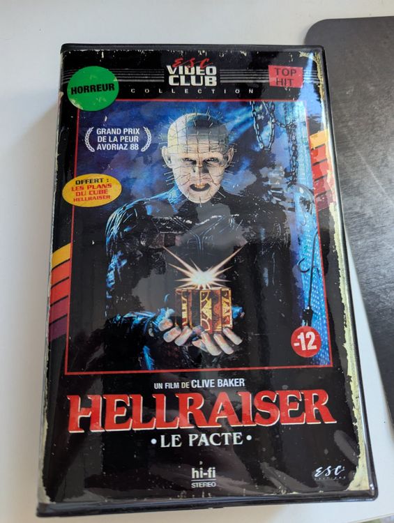 Hellraiser ESC Video Club Collection 9 Blu Ray DVD Rare OOP (Gebraucht ...