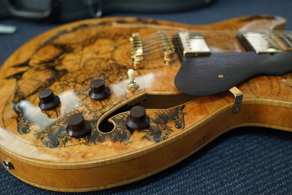 Ibanez Artcore Custom AS103 BM-NT-12-01 Burl Natural Gloss (Gebraucht ...