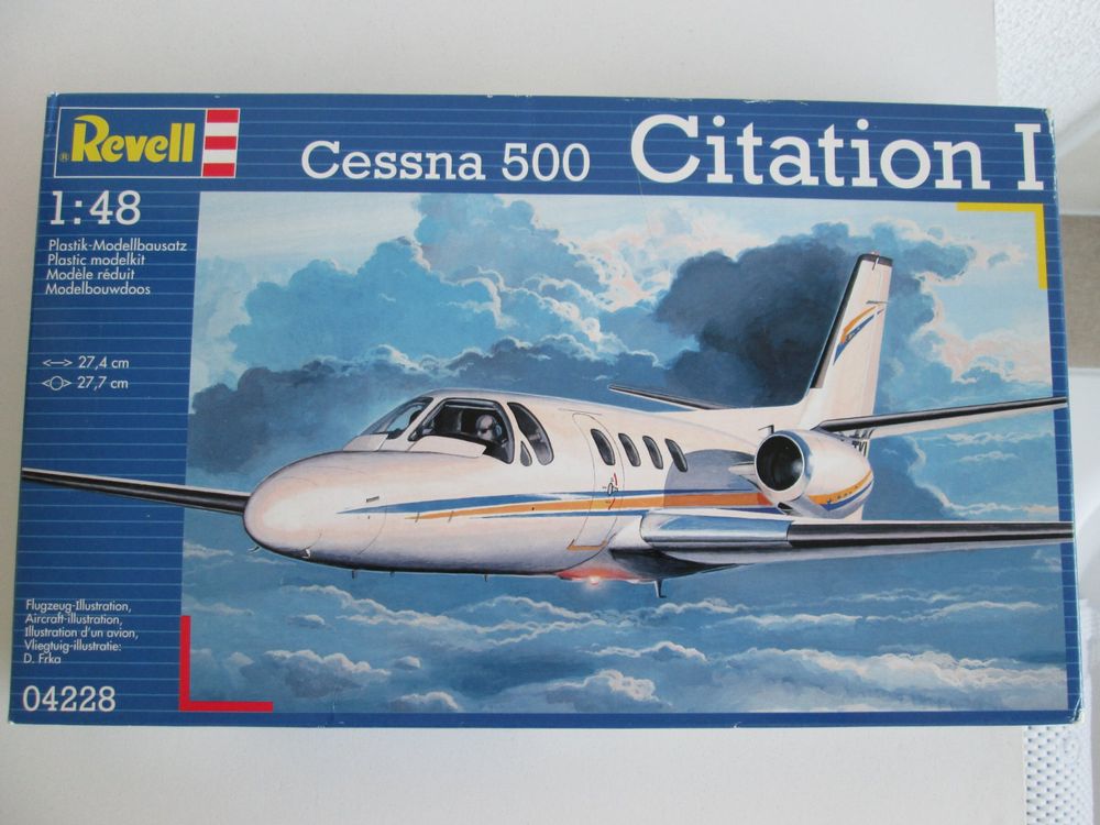 Modellbau 1:48 Revell Flugzeug Cessna 500 Citation I | Kaufen auf Ricardo