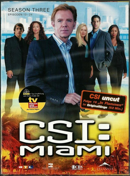 CSI Miami - Staffel 3.2 (13-24) (3 DVDs) (Originalverpackt) | Kaufen auf Ricardo