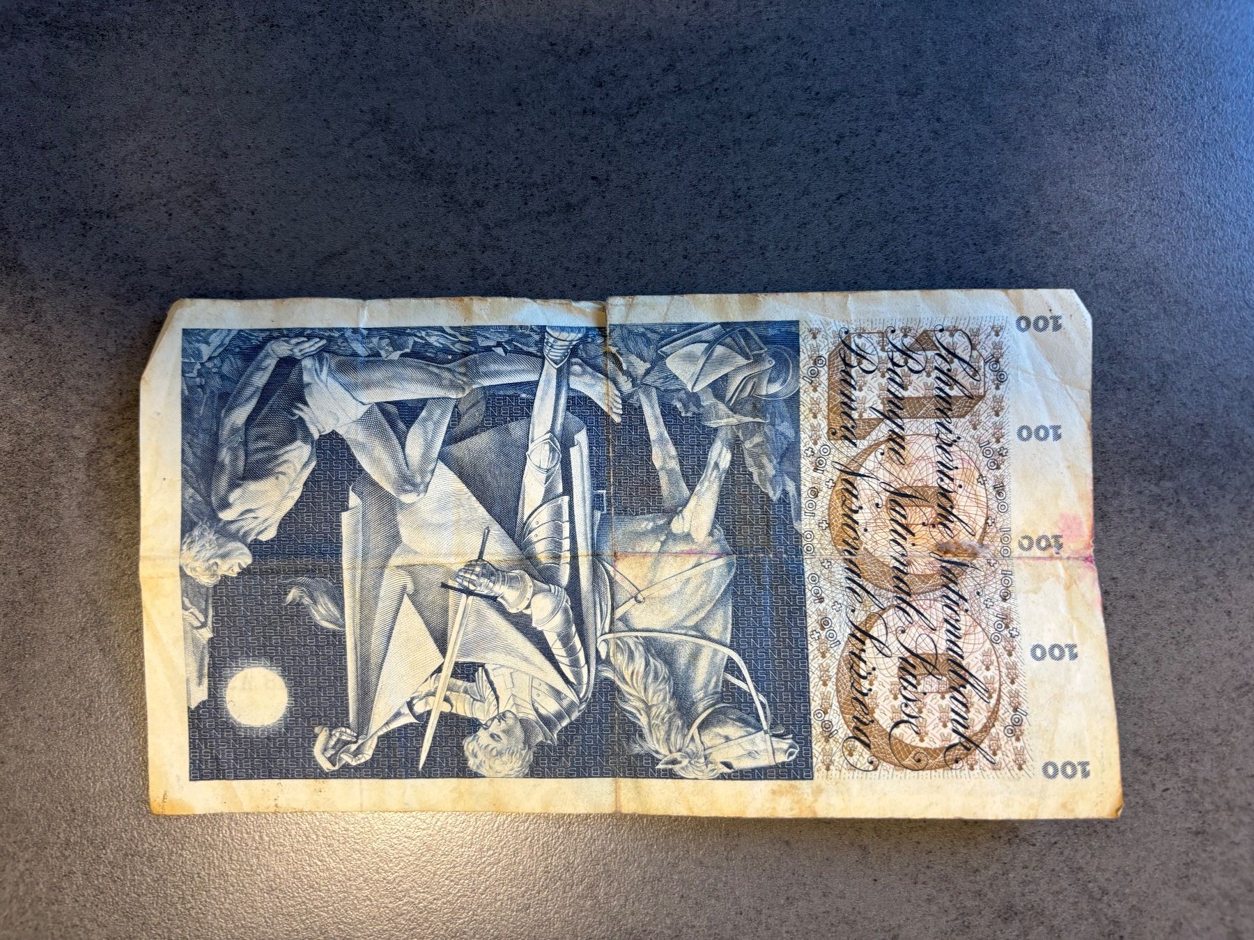 Billet de 100 francs suisses - Vintage - Collection! (D'occasion) à ...