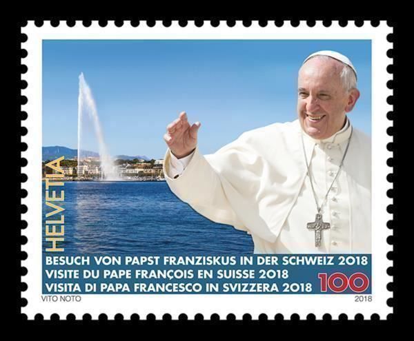 💥Besuch von Papst Franziskus in der Schweiz 2018 postfrisch (Neu ...