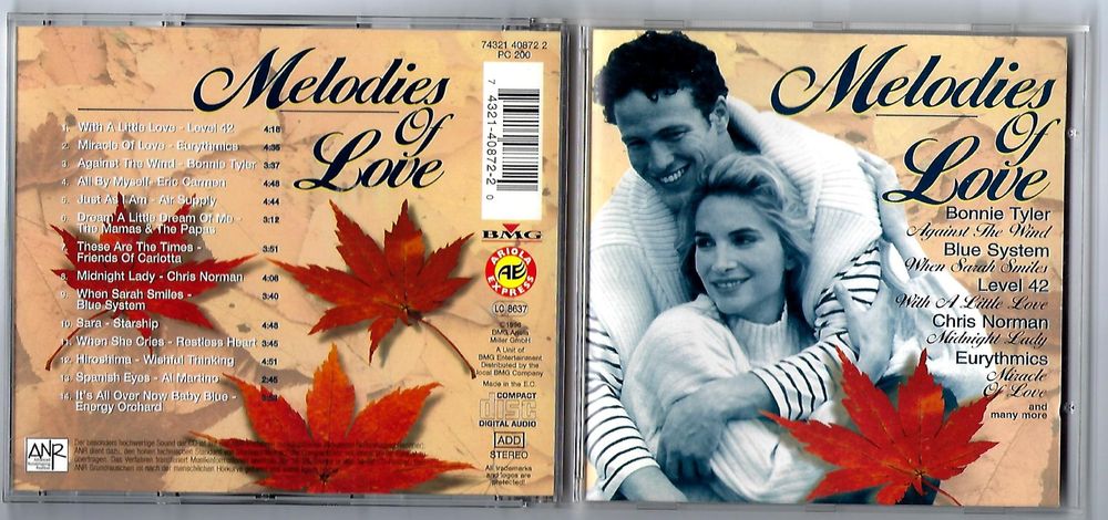 Melodies of Love CD - Mix aus guten Songs aus alten Zeiten | Kaufen auf Ricardo
