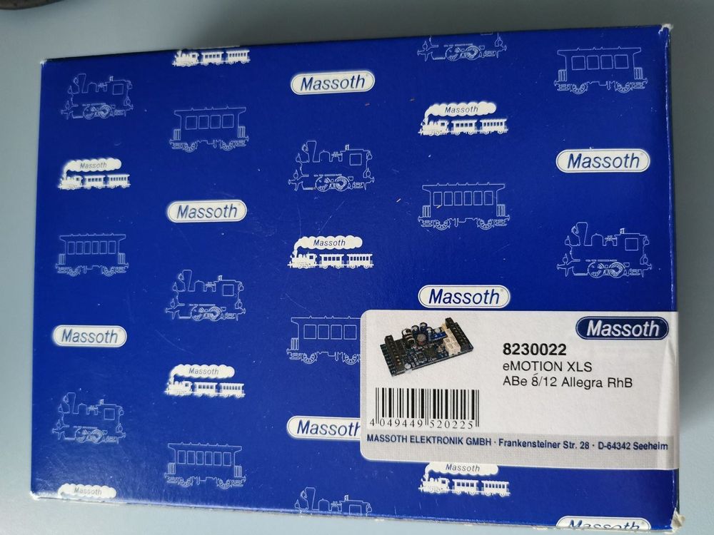 Massoth eMOTION XLS Sounddecoder RhB (Neu und originalverpackt) in Egg ...