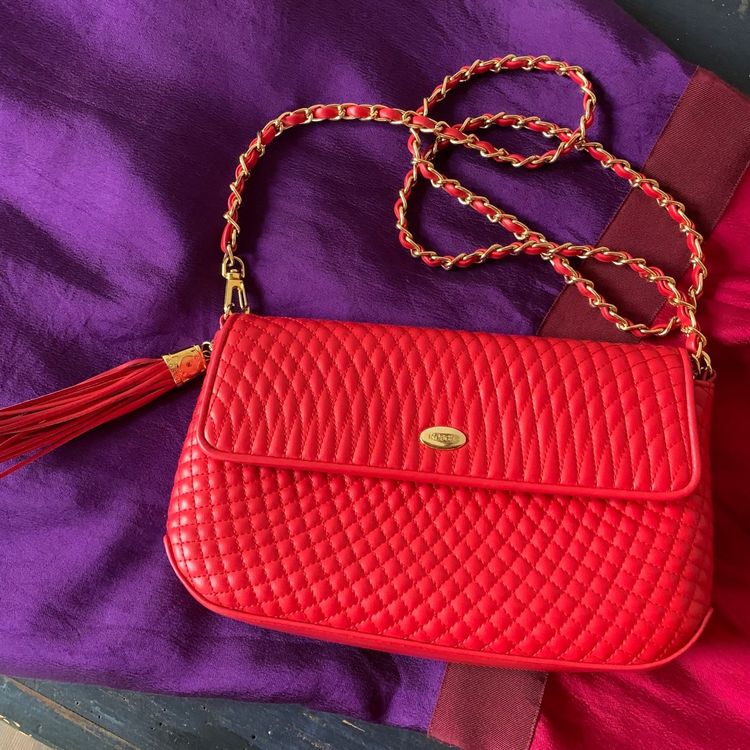 VINTAGE Handtasche Rot Mohn KOSCHI (Gebraucht) in Interlaken für CHF 15 ...