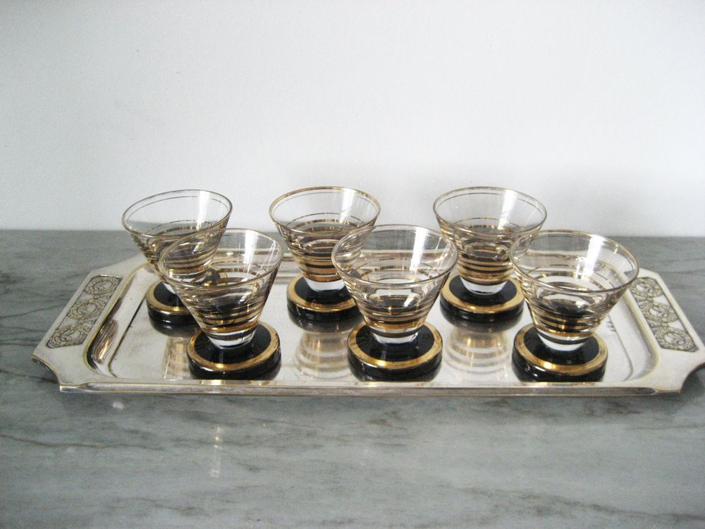 Likör Gläser Schnapsgläser 6er Set mit Tablett WMF (Gebraucht) in Rieden SG für CHF 78 – mit ...