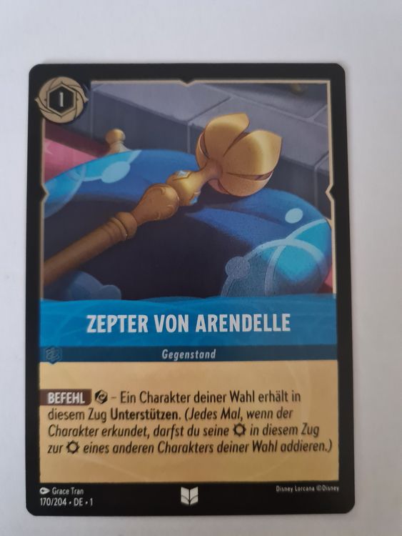 Lorcana FOIL, Zepter Von Arendelle, 170/204-DE-1 (Neu (gemäss Beschreibung)) in Sachseln für CHF ...