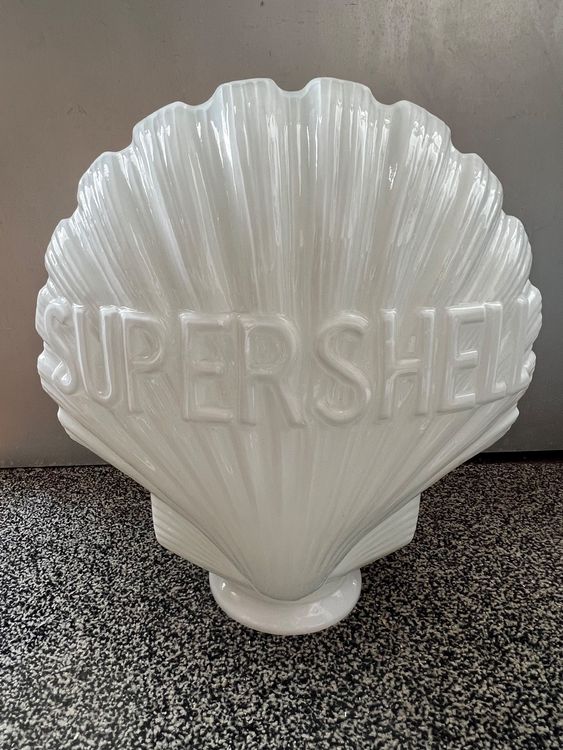 Vintage Reklame aus Glas SHELL SUPERSHELL (Gebraucht) in Konolfingen ...