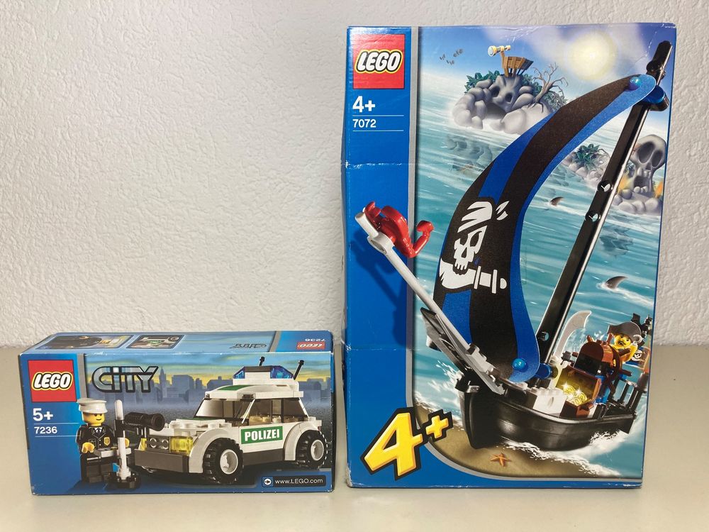 LEGO 7072 + 7236 NEUFS !!! NEU !!!! JAMAIS OUVERTS !!! (Neu und ...