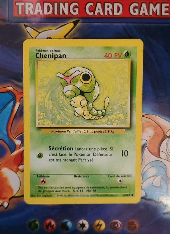 Carte Pokémon Chenipan (Set de base) 45/102 (fr) (Neu (gemäss ...