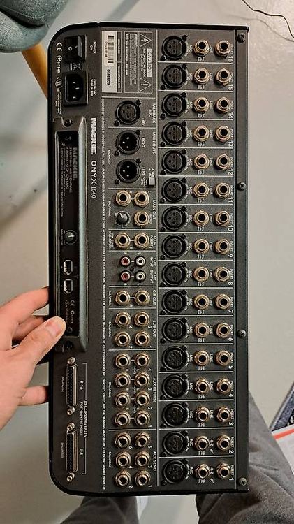 Mackie Onyx 1640 16 Kanal Mischpult Mixer (Gebraucht) in Rütihof für CHF 80 – nur Abholung auf ...