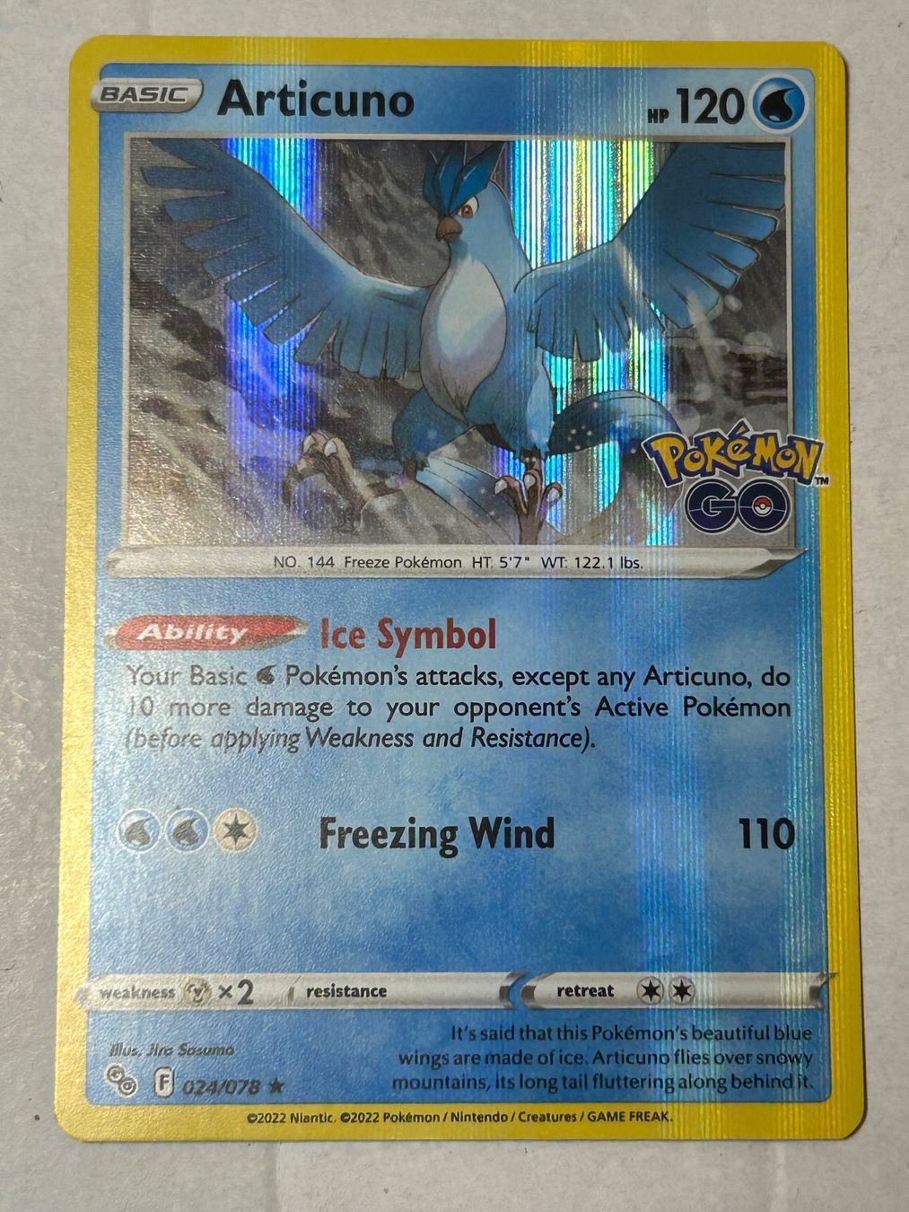 Pokémon GO Articuno Holo 024/078 - 2022 - 🇺🇸 (Gebraucht) in Langenthal ...