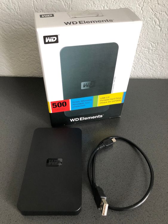 Western Digital Elements 500GB USB Hard Disk (Gebraucht) in Dübendorf für CHF 29 – mit Lieferung ...