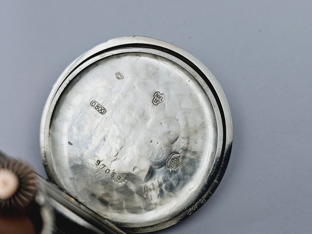 Chronometre MYR Savonette Taschenuhr 800 Tula Silber (Gebraucht) in ...