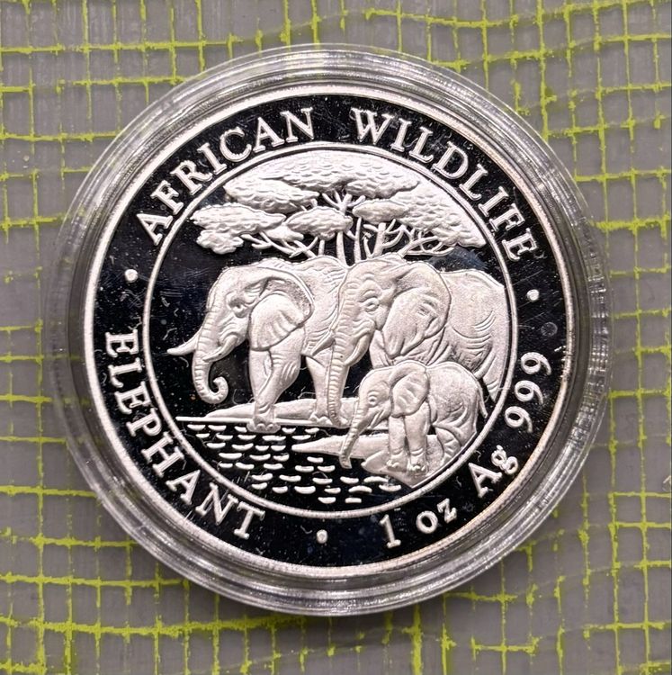 1 Unze Silber Somalia Elephant 2013 (Gebraucht) in Mönchaltorf für CHF ...