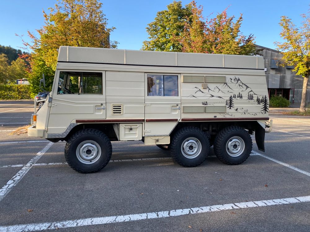 Pinzgauer 6x6 Camper 712K mit hydraulischem Hubdach | Kaufen auf Ricardo