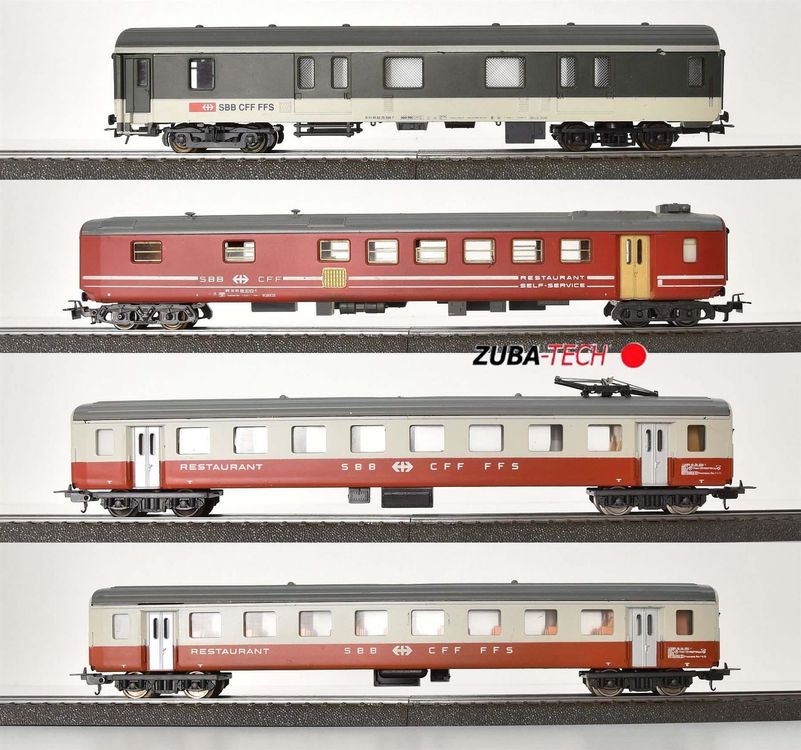 Lima 4x Personenwagen SBB H0 GS ohne OVP (Gebraucht) in St. Gallen für CHF 10 – mit Lieferung ...