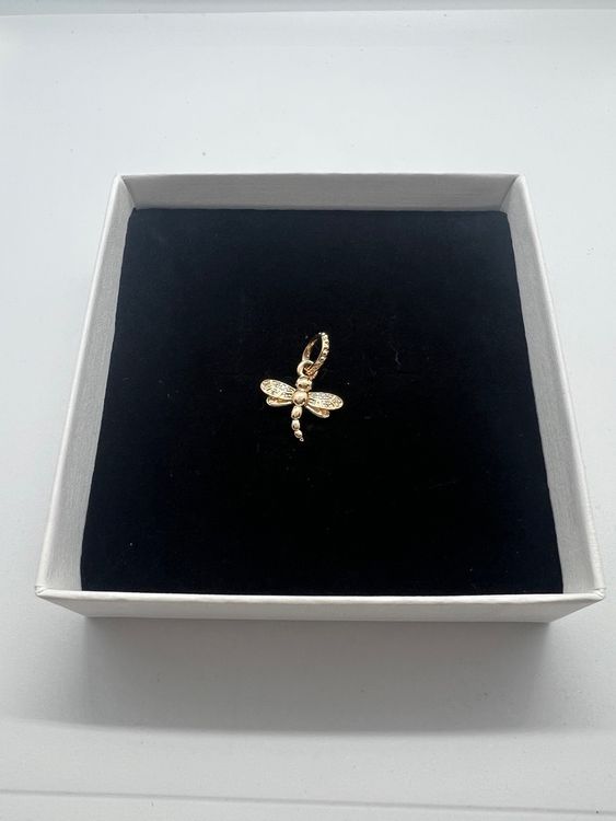Pandora Charm Anhänger Rosegold Libelle mit Zirkonia | Kaufen auf Ricardo