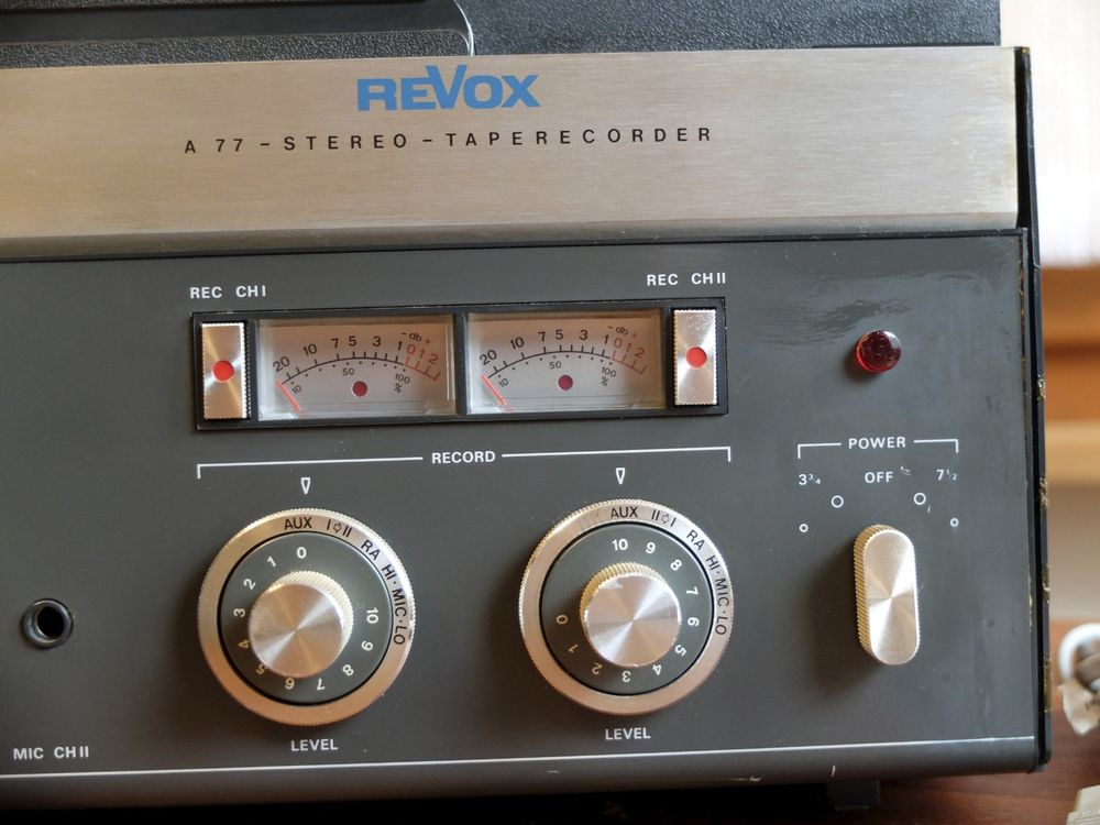 REVOX Bandmaschine A77 2 Spur (Gebraucht) in Greppen für CHF 150 – nur Abholung auf Ricardo kaufen