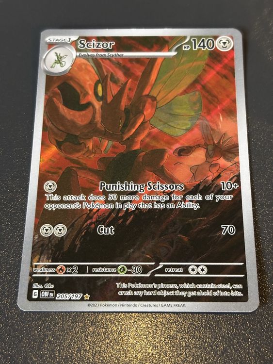 Carte Pokémon SCIZOR obf 205 (Neu (gemäss Beschreibung)) in lausanne ...