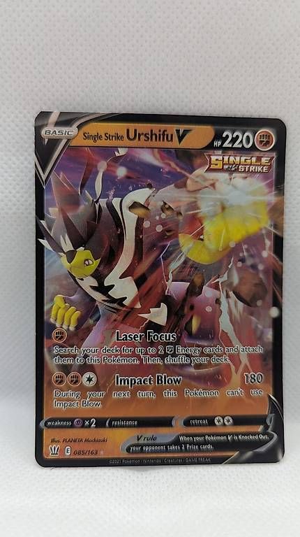 Single Strike Urshifu / Wulaosu V Ultra Rare Pokemon Karten (Gebraucht ...