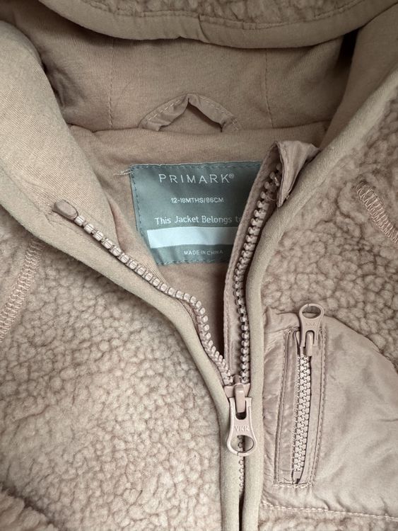 PRIMARK GIRL💕 veste teddy chaude NEW! 86 (Neuf (Voir description)) à ...