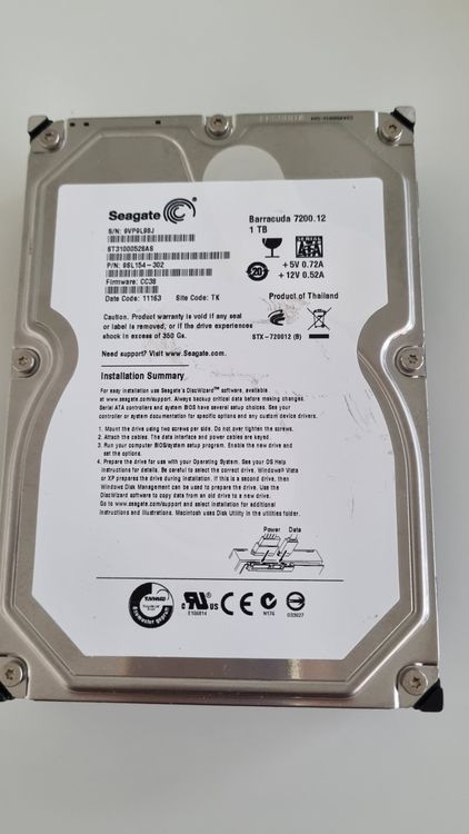 Hard Disk 1 TB Seagate | Kaufen auf Ricardo