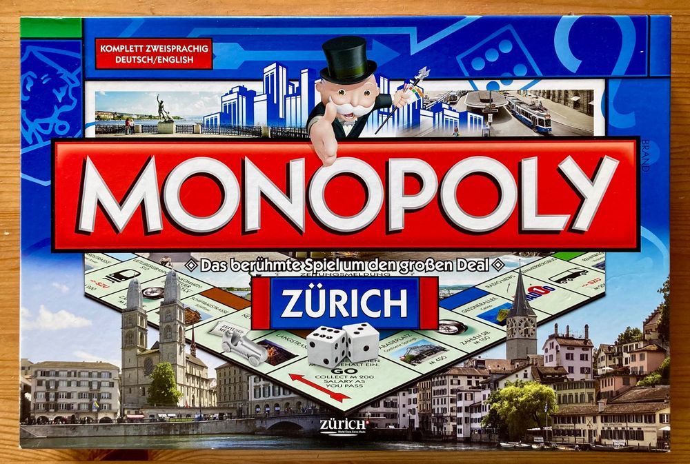 Monopoly Zürich-Edition (NEU, D/E, Hasbro, 2015) | Kaufen auf Ricardo
