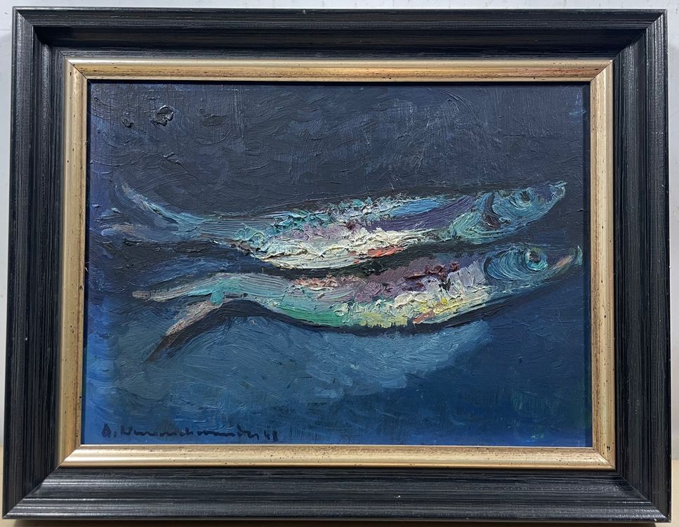 Albert Neuenschwander (1902-1984) Gemälde - Fische | Kaufen auf Ricardo