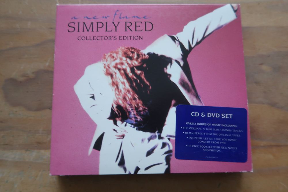 SIMPLY RED - A NEW FLAME - CD + DVD COLLECTOR'S EDITION (Gebraucht) in ...