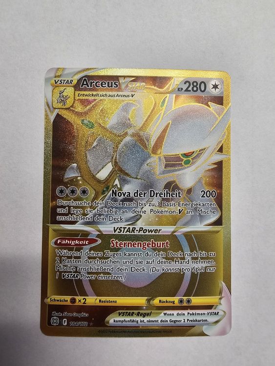 Arceus VSTAR 184/172 (Gold) (Neu (gemäss Beschreibung)) in Bottmingen für CHF 10 – mit Lieferung ...