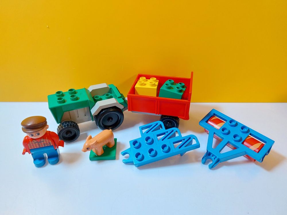 LEGO DUPLO 2696 Traktor mit zwei Anhängern - Komplett | Kaufen auf Ricardo
