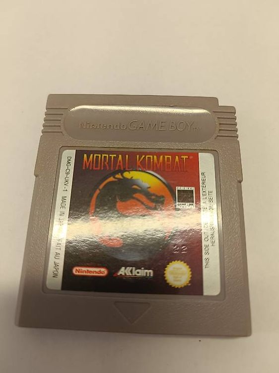 Mortal Kombat - Jeu Game Boy Vintage (1993) (Gebraucht) in Les Mosses ...