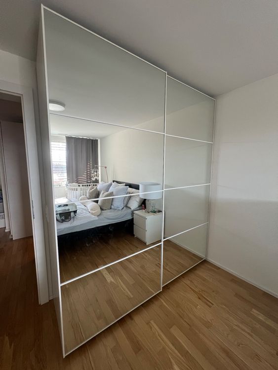 Wunderbar Pax Kleiderschrank Schiebetueren Spiegel Bildbellina4644