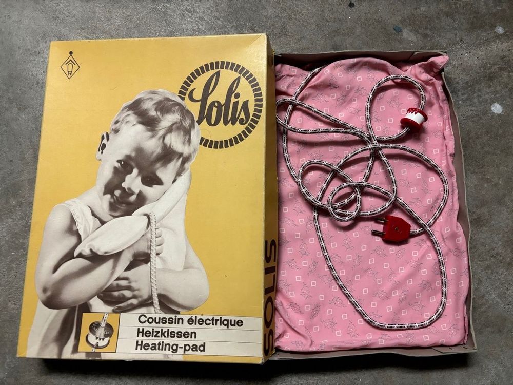 Vintage Electric Heating Pad, Lolis, Pink, Retro (Gebraucht) in Biel ...