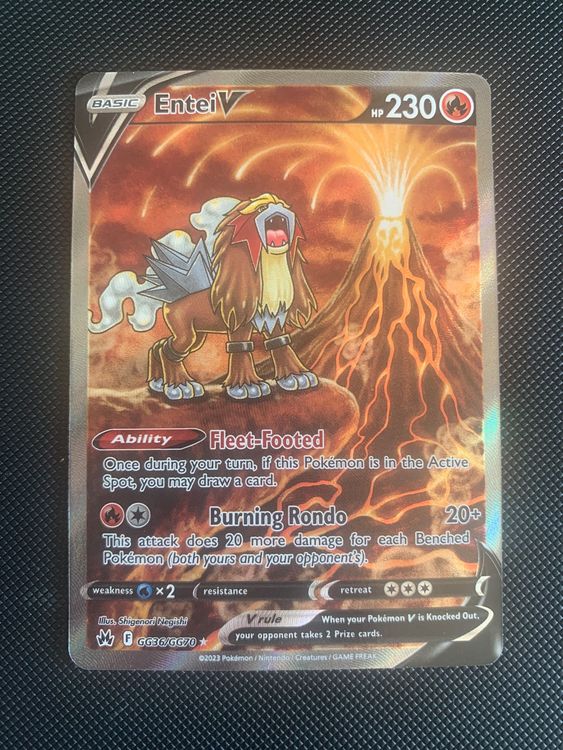 Carte Pokémon Entei V gg36 (Neuf (Voir description)) à pour CHF 27 ...