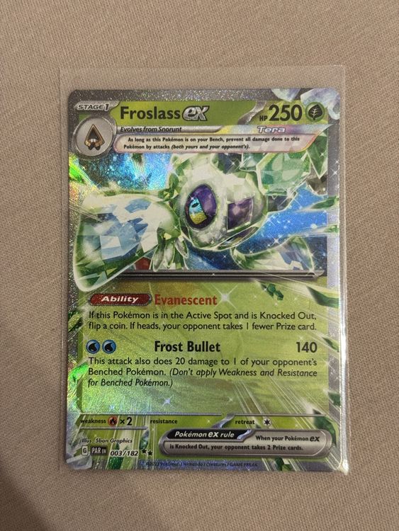 Pokémon Froslass ex 003/182 Paradox Rift (Neu (gemäss Beschreibung)) in ...