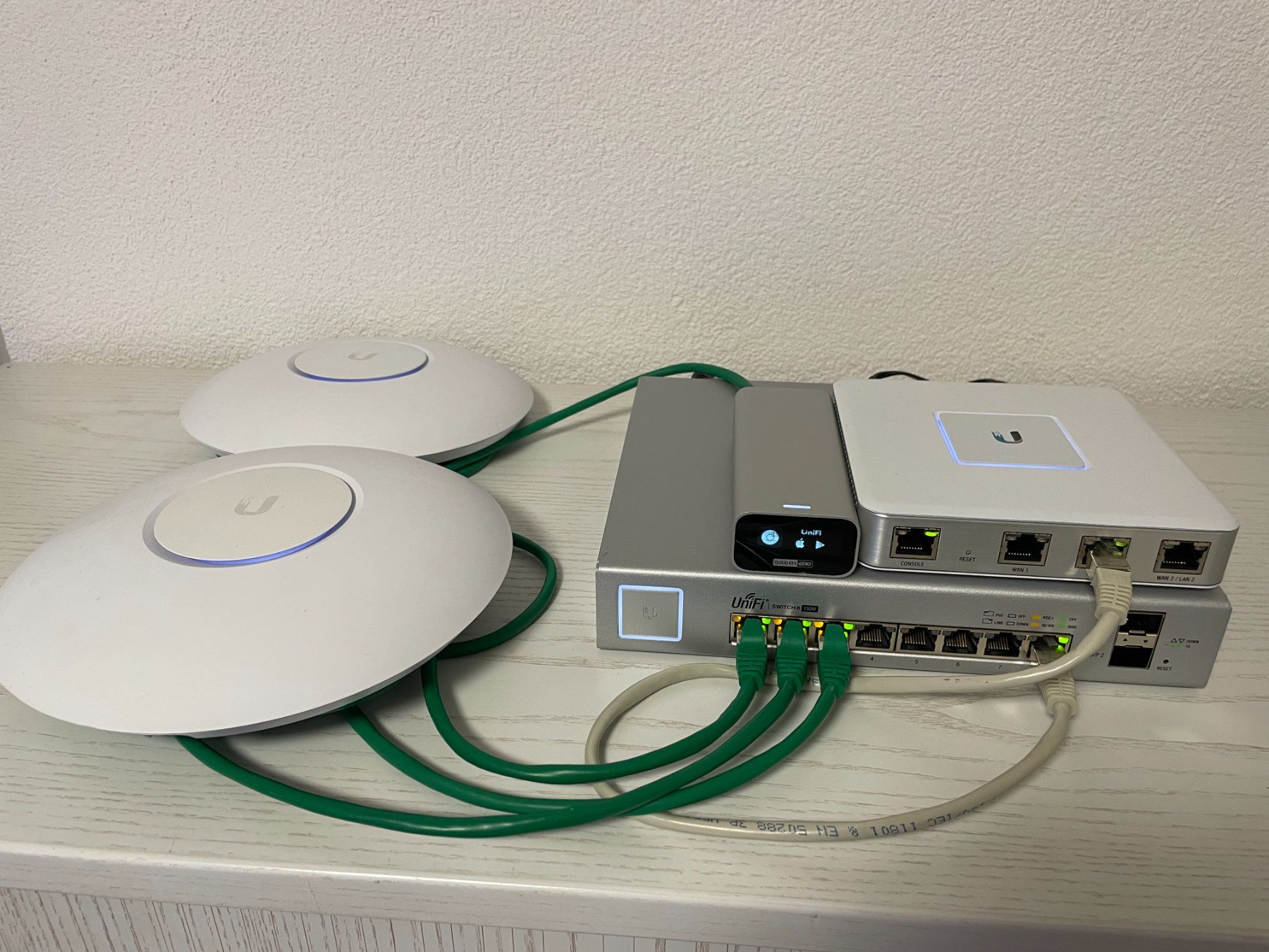 Ubiquiti UniFi Komplettpaket / USG, Cloud KEY, Switch, AP (Gebraucht ...