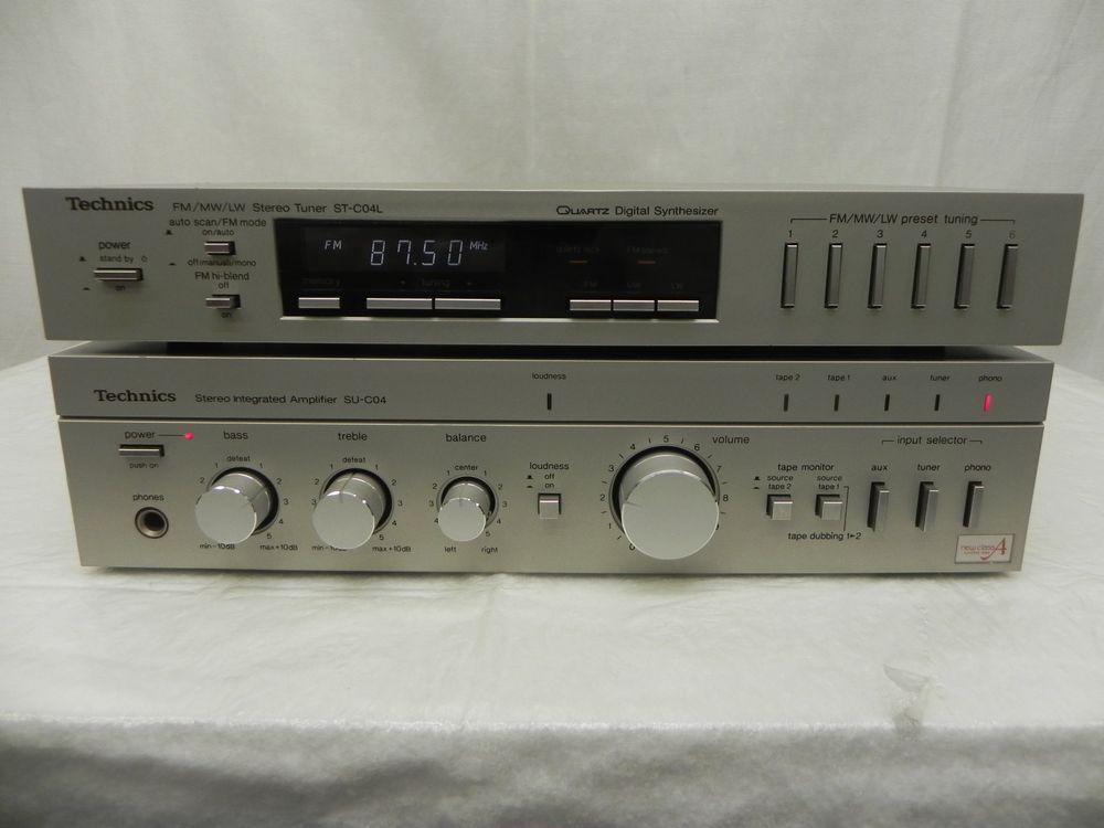 Technics SU-C04, ST-C04L Midi Verstärker & Tuner (Gebraucht) in Basel ...