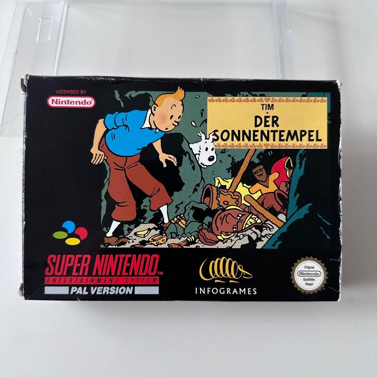 Tim der Sonnentempel SNES Pal OVP CIB Super Nintendo (Gebraucht) in für ...
