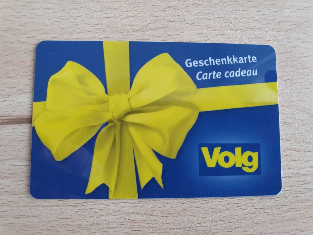 Volg Geschenkkarte 100.- (Neu (gemäss Beschreibung)) in Sursee für CHF ...