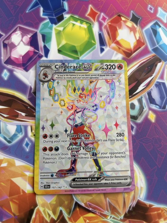 Stellar crown Cinderace EX 157/142 (Neu (gemäss Beschreibung)) in ...