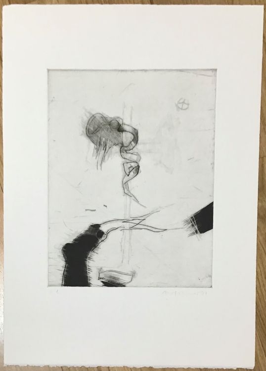 Andi RIESER (XX) Sehr Seltener Radierung Handsigniert | Acheter sur Ricardo