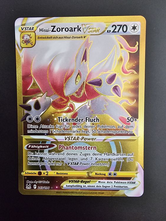 Hisui-Zoroark VSTAR Goldkarte ab 1fr | Kaufen auf Ricardo