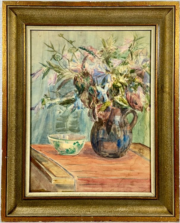 30er Jahre Stilleben Aquarell Monogrammiert (Gebraucht) in Root für CHF 10 – mit Lieferung auf ...
