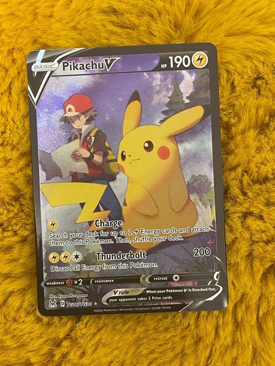 Pokemon Karte pikachu v Alt art (Gebraucht) in Breitenbach für CHF 31 – mit Lieferung auf ...