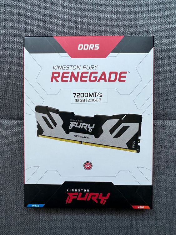 32GB Kingston DDR5-RAM FURY Renegade 7200 MHz 2x 16GB | Kaufen auf Ricardo