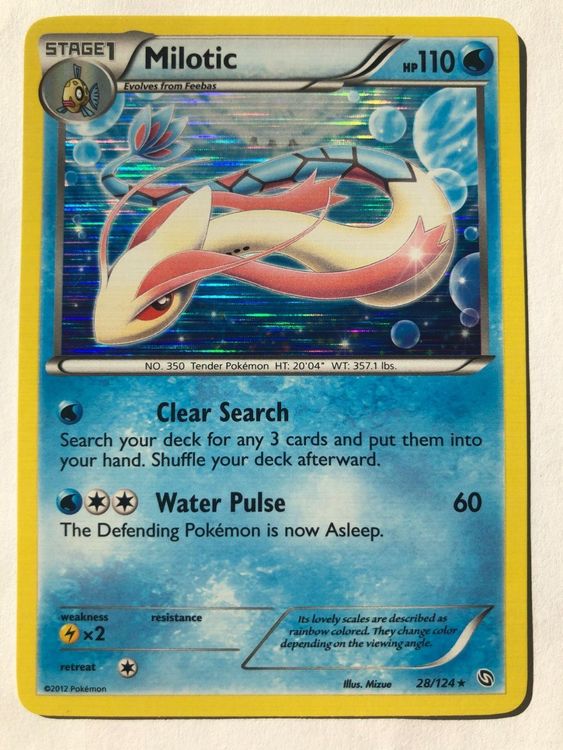 Milotic - Holo - TCG Pokemon (Neu (gemäss Beschreibung)) in Nussbaumen ...