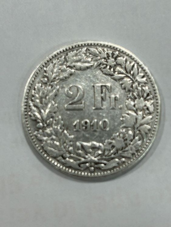 Alte silber 2 Franken 1910 | Kaufen auf Ricardo