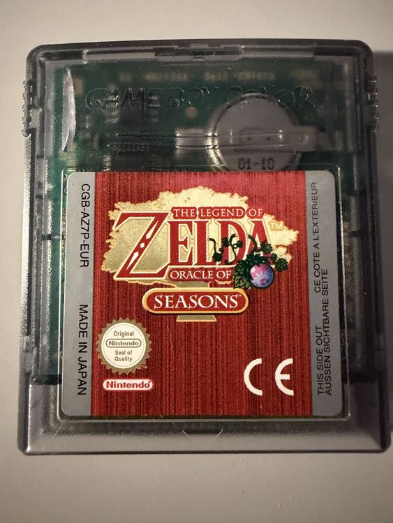 Zelda Oracle of Seasons - Game Boy Color - Top Zustand! (Gebraucht) in ...